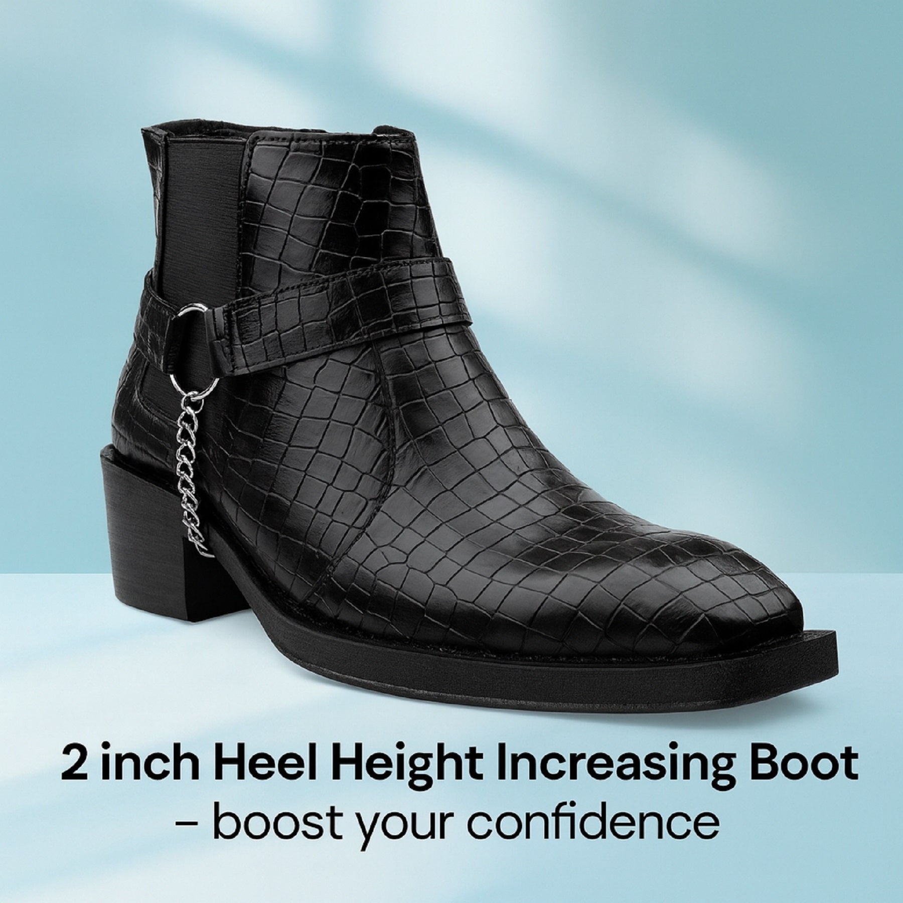 Men’s Premium 5–6CM Elevation Lift Boots – Baxxico