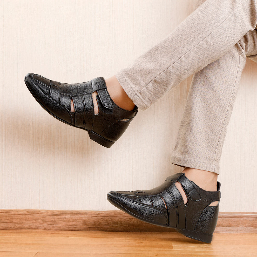 Men's 3 Inch Hidden Height Elevator Casual Sandal – Baxxico